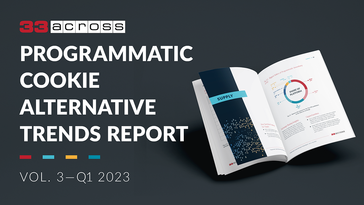 33Across Programmatic Cookie Alternative Trends Report | Q1 2023